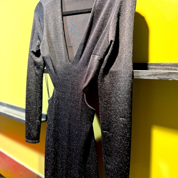 Express | Dresses | Black Sparkly Express Cocktail Gown | Poshmark